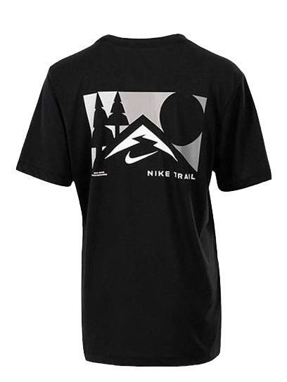 Nike U Nk Df Tee Db Trail Ssnl Sport Short Sleeves T Shirt - Black