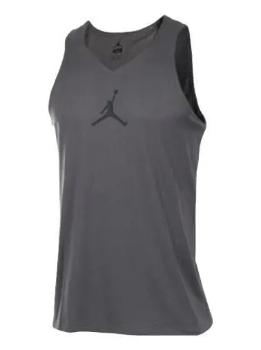 JORDAN Air Ultimate Flight Logo Print Vest - Grey Heather