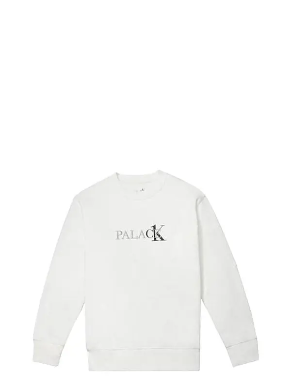PALACE X Calvin Klein Crewneck Sweatshirt - White