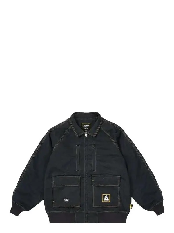 PALACE Fw22 Kevlar Denim Bomber Jacket - Navy
