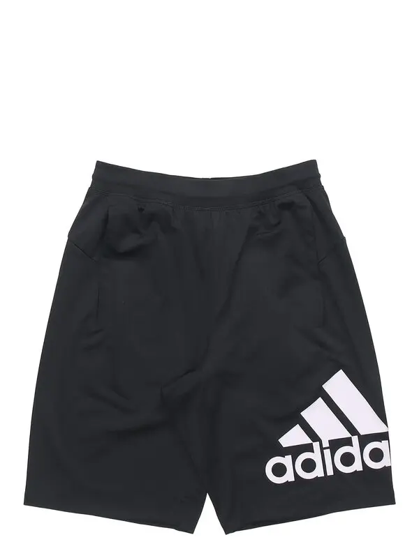 Adidas Sports Slogan Knitted Shorts - Black