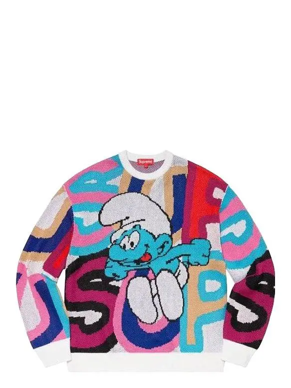 Supreme Smurfs Sweater - Multi-color