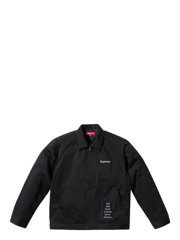Supreme X The Crow Work Jacket - Black/white