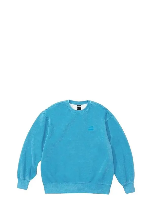 Supreme X The North Face Pigment Printed Crewneck - Blue