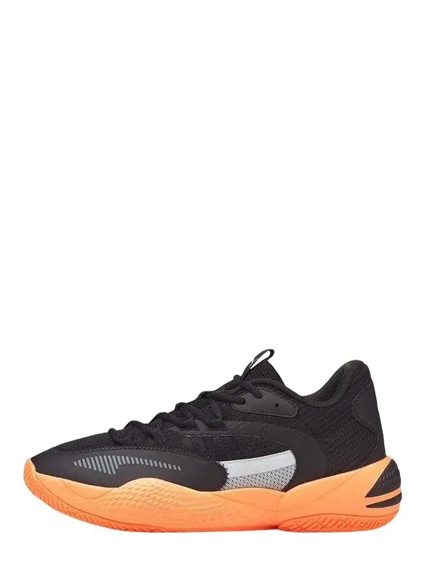PUMA Court Rider 2.0 Low Top Sneakers - Black/orange
