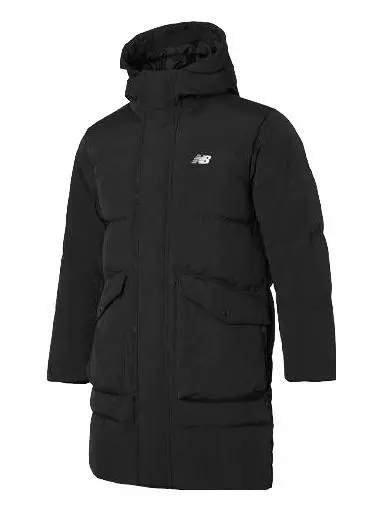 NEW BALANCE Sportswear Classic Long Puffer Jacket - Black