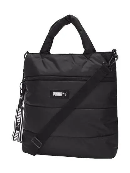 PUMA Prime Puffa Shopper Bag - Black/white