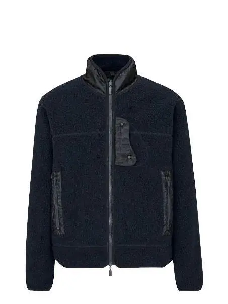 Dior Fleece Zip-up Jacket - Blue