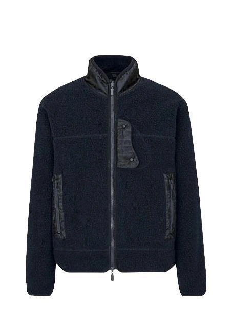 Dior Fleece Zip-up Jacket - Blue