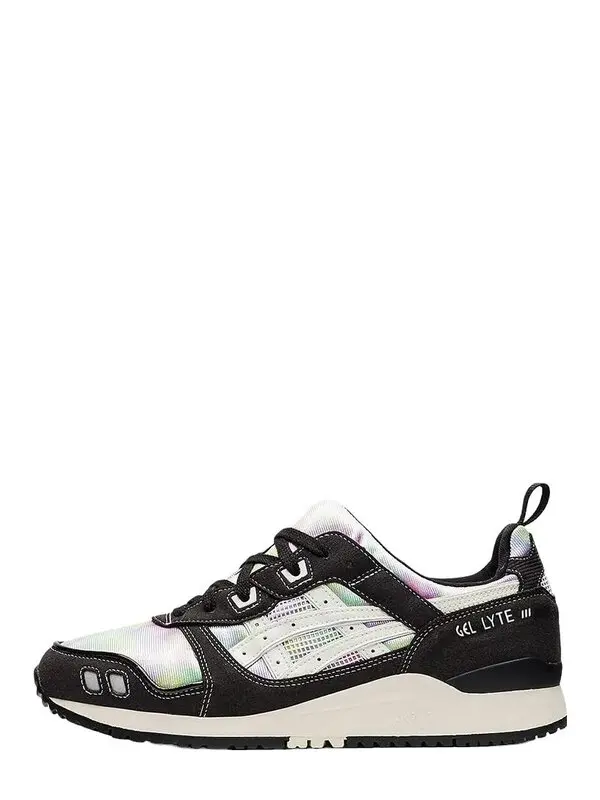 Asics Gel-lyte Iii Og "black White Tie Dye" Sneakers - Multi/white