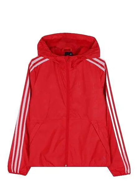 Adidas Hooded Windtight Jacket - Red