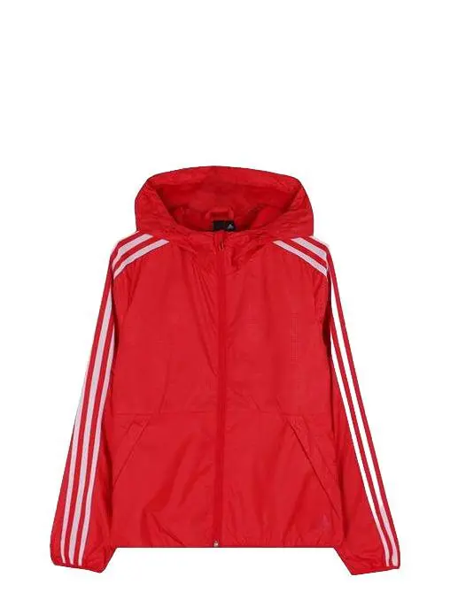 Adidas Hooded Windtight Jacket - Red
