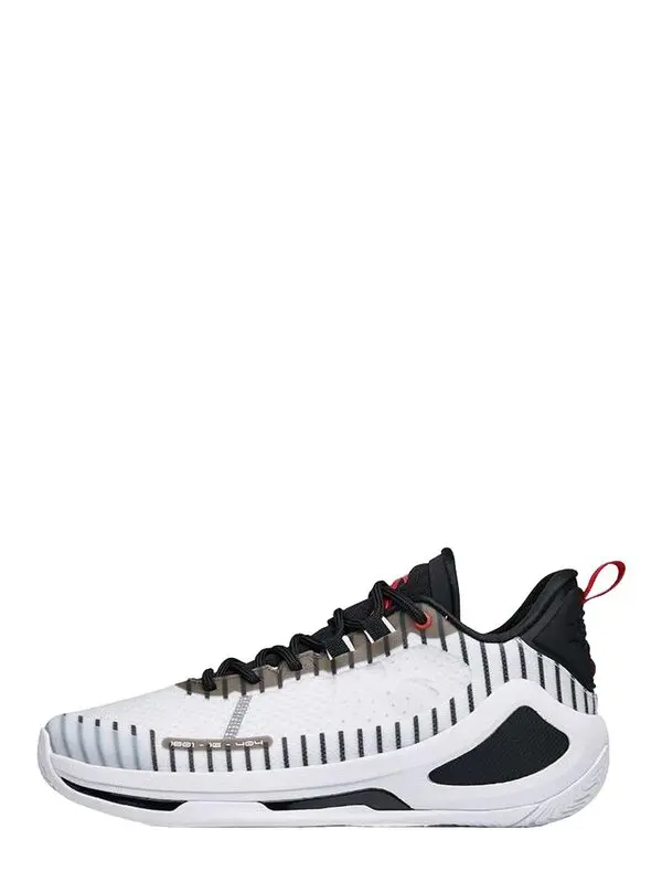 ANTA Alien 3 Low Basketball Shoes - White/black/red