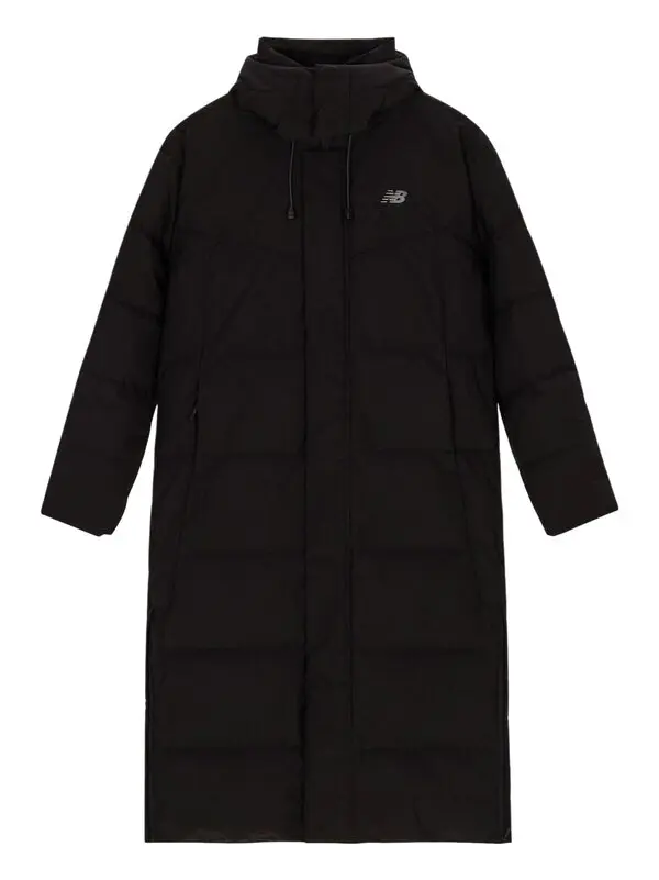 NEW BALANCE Long Puffer Jacket - Black