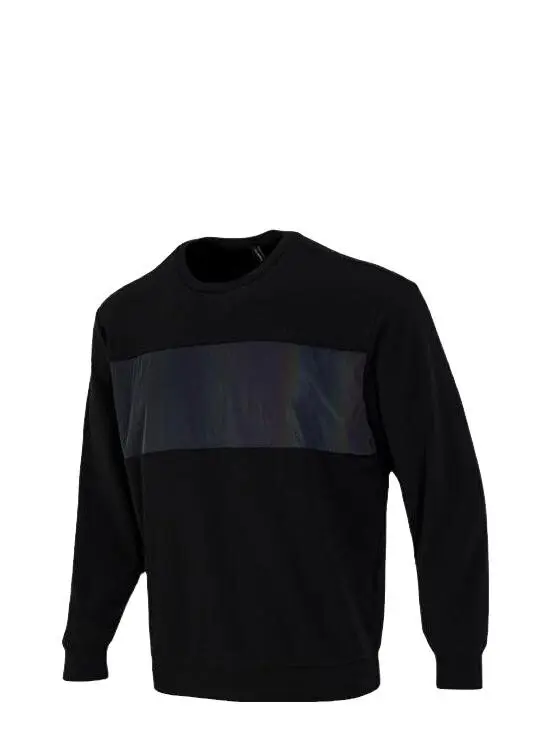 Adidas Neo Pullover With Iridescent Splicing - Black