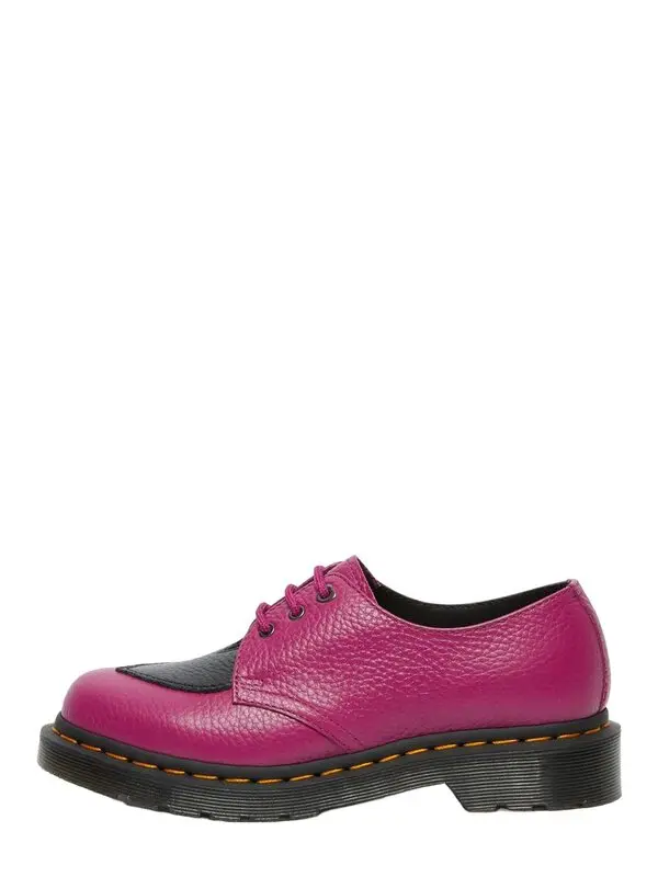 Dr. Martens 1461 Leather Lace-up Shoes - Purplered/black