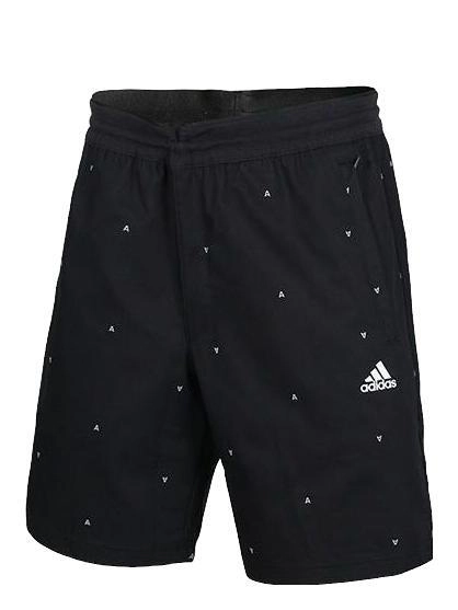 Adidas Woven Printed Shorts - Black