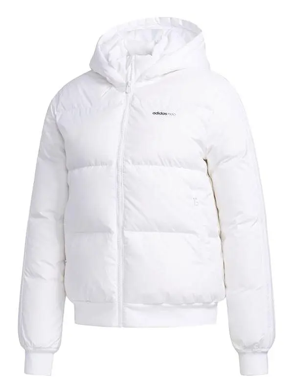 Adidas Neo Sporty Puffer Jacket - Pure White