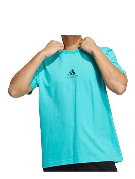 Adidas Graphic T-shirt 'teal - Semi Rush/white