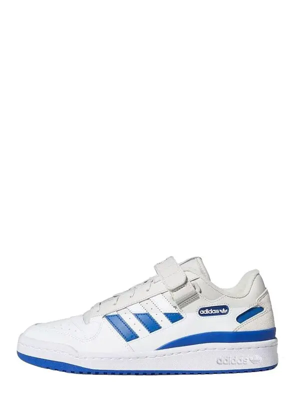 Adidas Originals Forum Low Premium Sneakers - White/blue