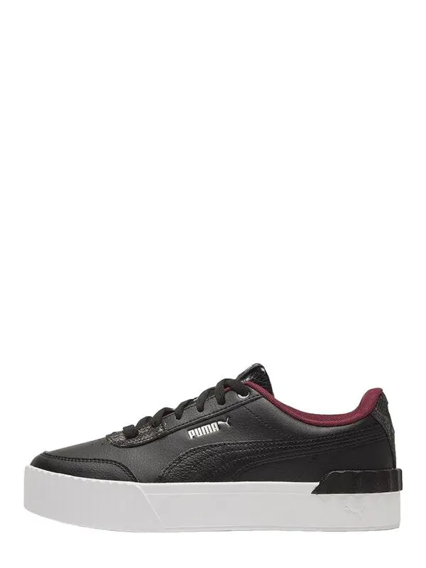PUMA Carina Lift Snake Lace-up Sneakers - Black