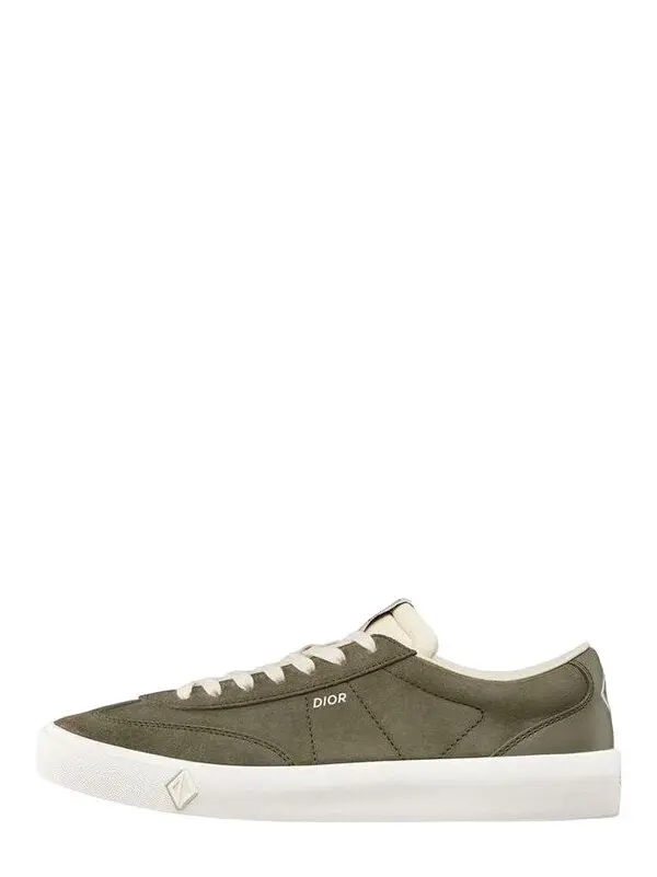 Dior B101 Sneaker In Nubuck Calfskin - Khaki