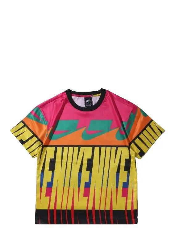 Nike Logo Printing T-shirt - Multi-color