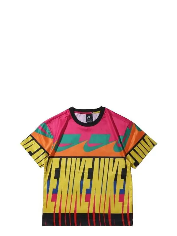 Nike Logo Printing T-shirt - Multi-color