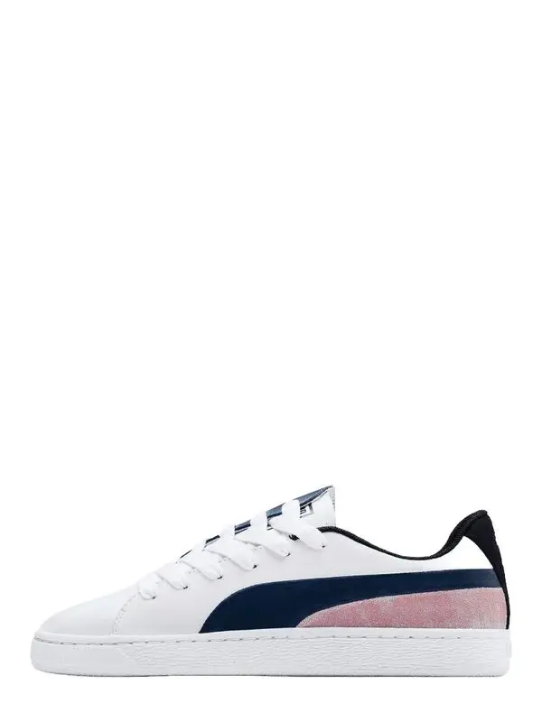 PUMA Basket Crush Paris Sneakers - White/blue/pink