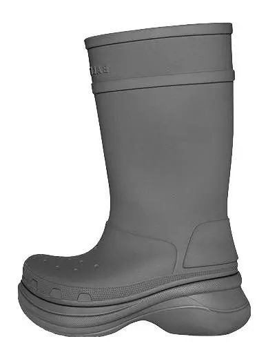 Balenciaga X Crocs Boots - Dark Grey