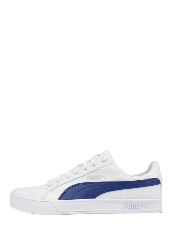 PUMA Smash Vulc Canvas Low Top Sneakers - Blue