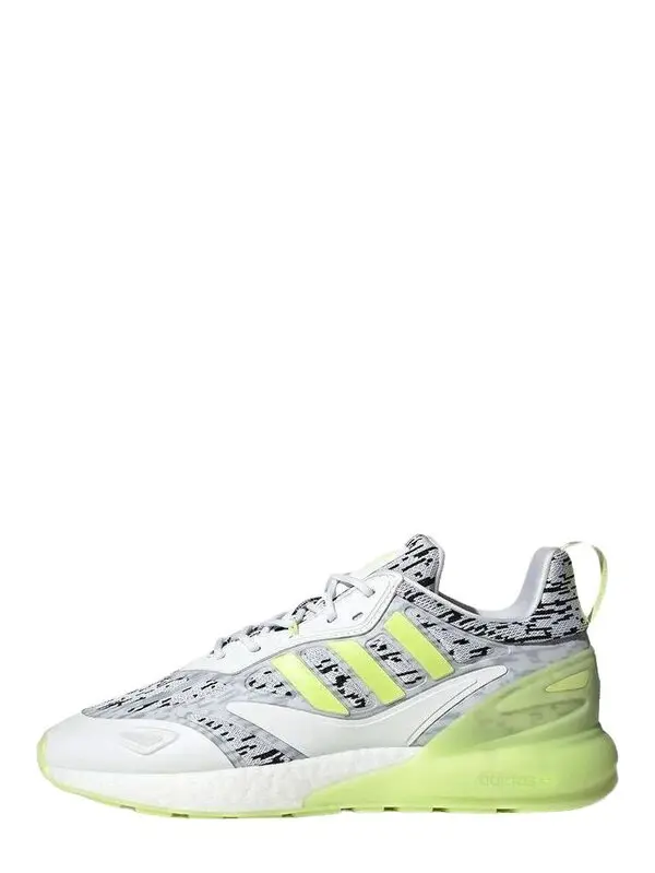 Adidas Originals Zx2k Boost 2.0 Sneakers - White/gray/green