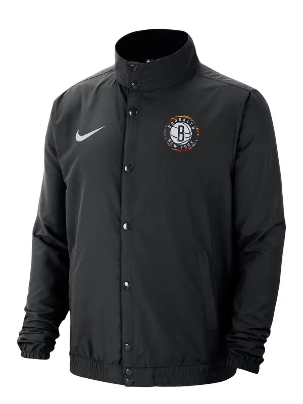Nike Brooklyn Nets Sports Logo Jacket - Black