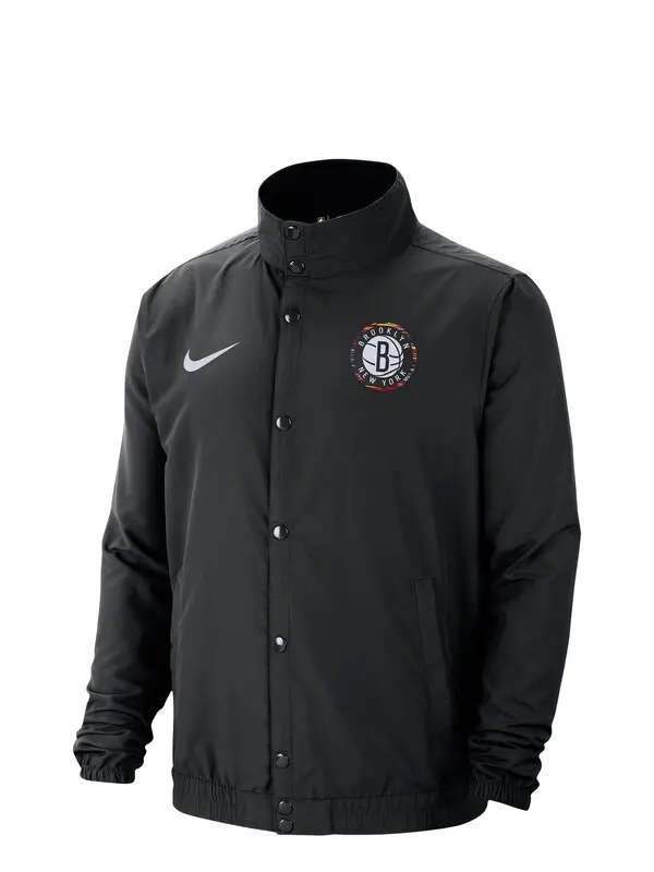Nike Brooklyn Nets Sports Logo Jacket - Black