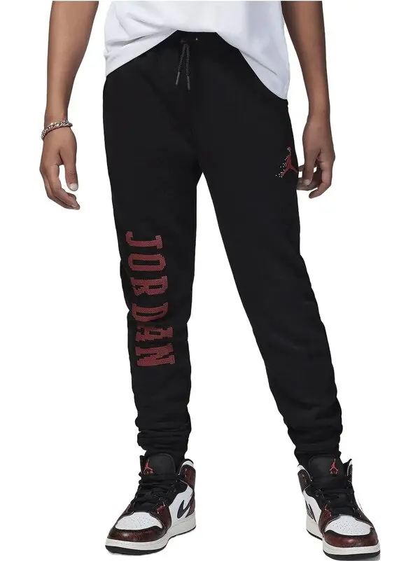 JORDAN Air Essentials Member Sweatpants - Black/red