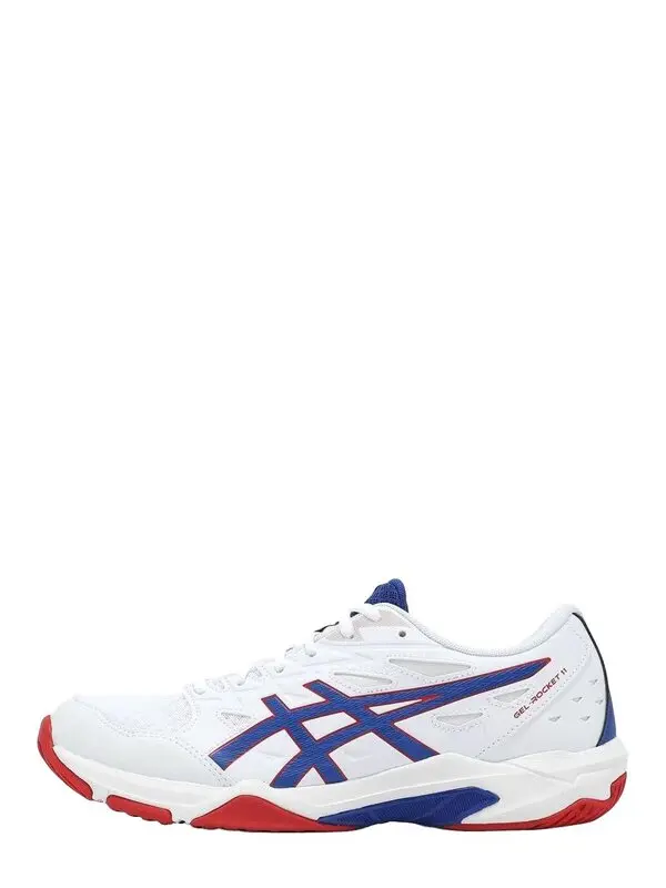 Asics Gel-rocket Athletic Sneakers - White/blue/red