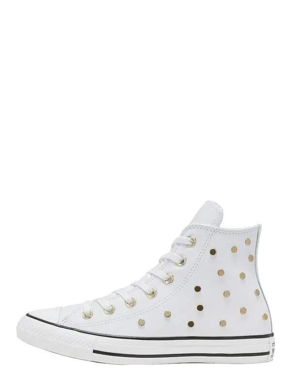 CONVERSE Chuck Taylor All Star Studded High Top Sneakers - White