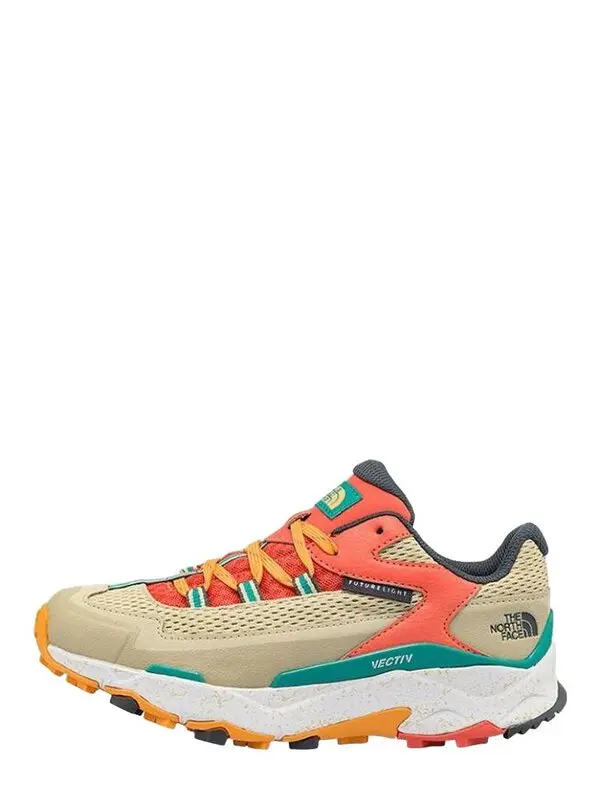 The North Face Vectiv Taraval Hiking Shoes - Tan/orange/teal
