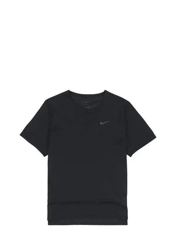 Nike Dri-fit Rise 365 Spray Painting T-shirt - Black