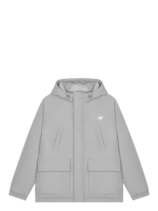 NEW BALANCE Hooded Sports Jacket - Grey