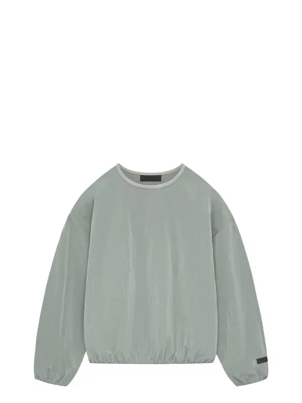 Fear Of God Ss24 Crinkle Nylon Pullover Crewneck - Seal