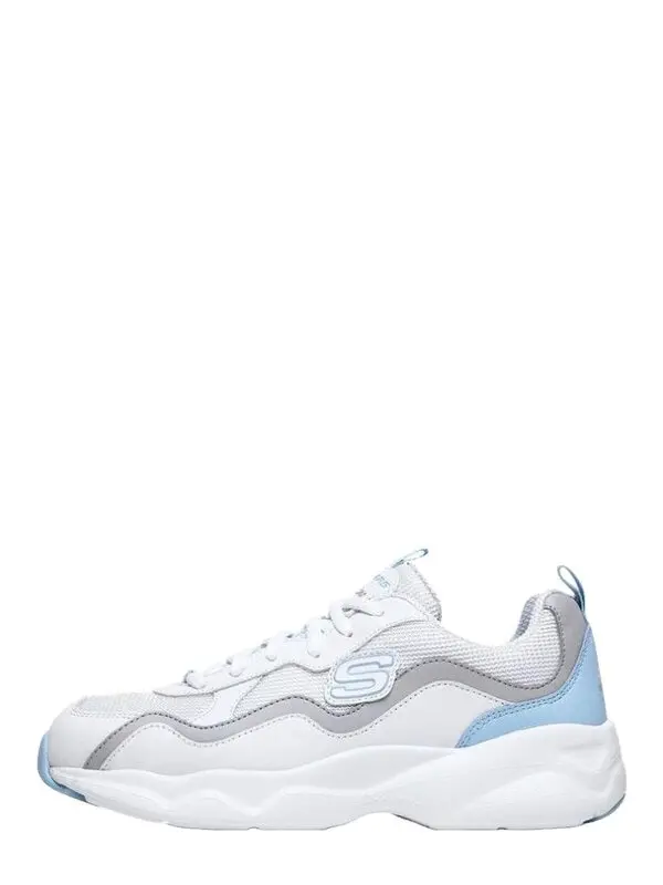 Sketchers Dlites Airy Athletic Sneakers - White/blue