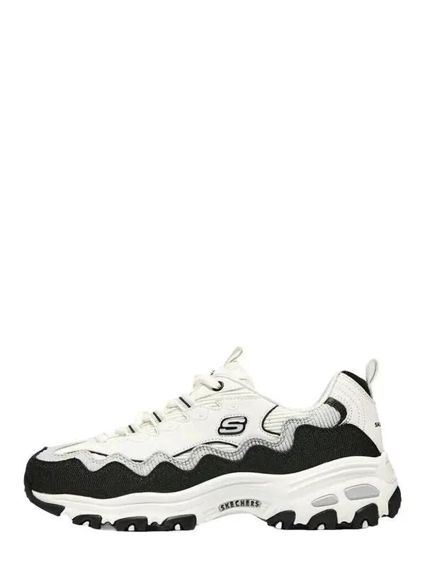 Sketchers D'lites Biggest Fan Sneakers - White/black