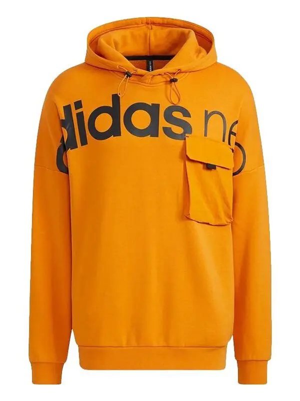 Adidas Neo Ard Hdy Large Logo Printing - Orange