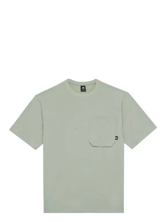 NEW BALANCE Logo Crew Neck T-shirt Asia Sizing - Lime Green