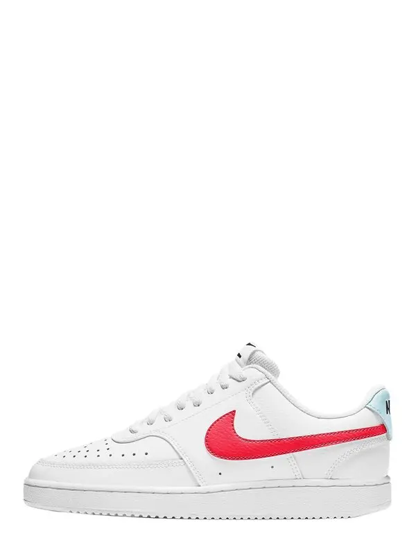 Nike Court Vision Low Top Sneakers - Whiteredblue