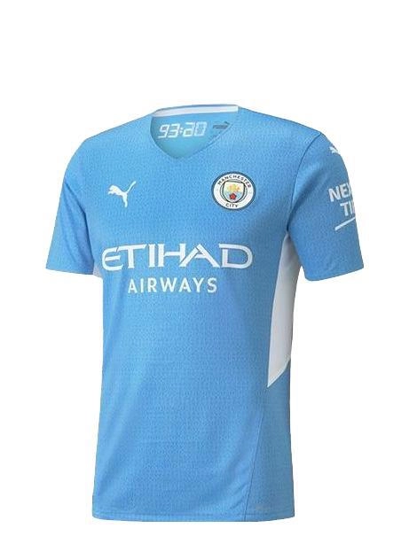 PUMA Manchester City Authentic Soccer Jersey - Blue