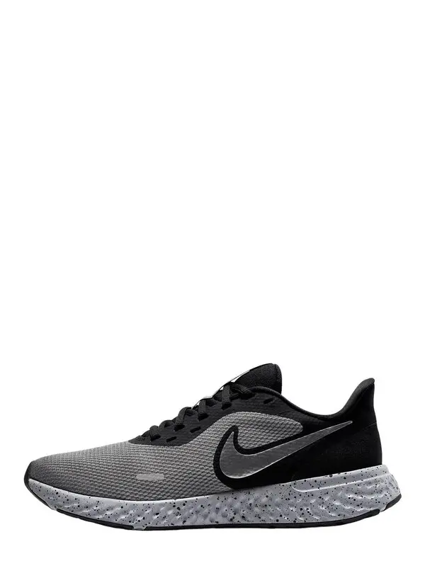 Nike Revolution 5 Premium 'black Chrome' Sneakers - Grey/black