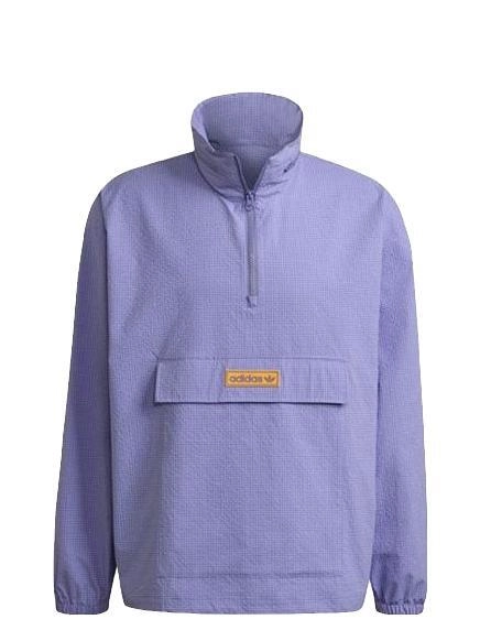 Adidas Originals Quarter Zip Hooded Jacket - Lavender