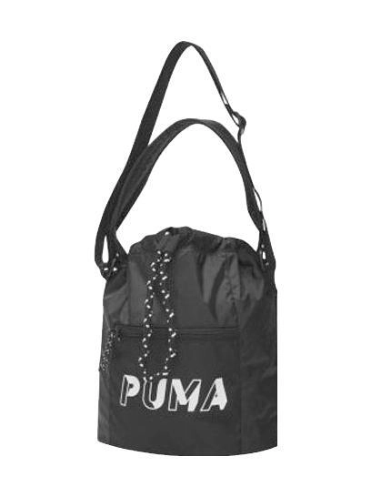 PUMA Base Bucket Bag - Black/white